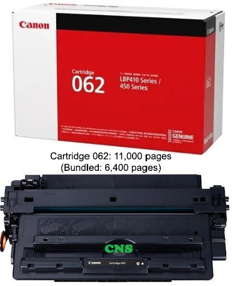 Mực in chính hãng Canon 062 dùng cho máy Canon LBP 456w, LBP 458x