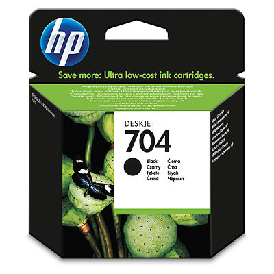 Mực in chính hãng HP 704 Black Ink Advantage Cartridge, CN692AA