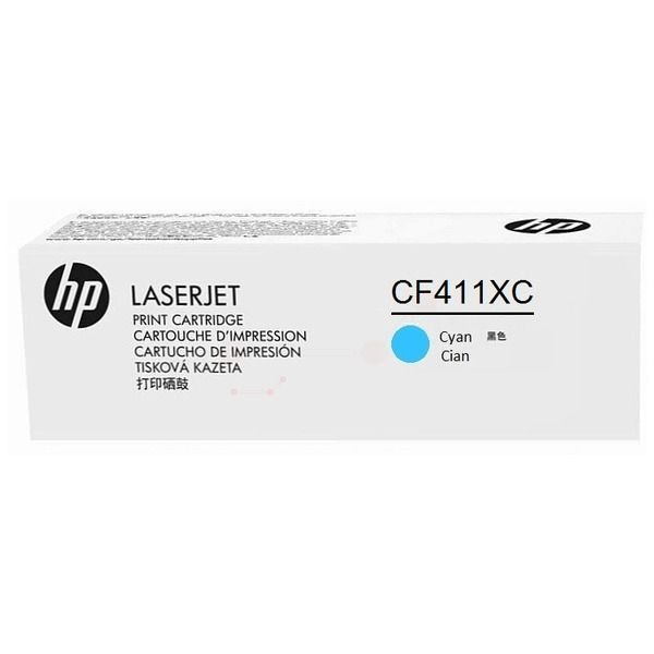 Mực in chính hãng HP 410X High Yield Cyan LaserJet Cartridge CF411X