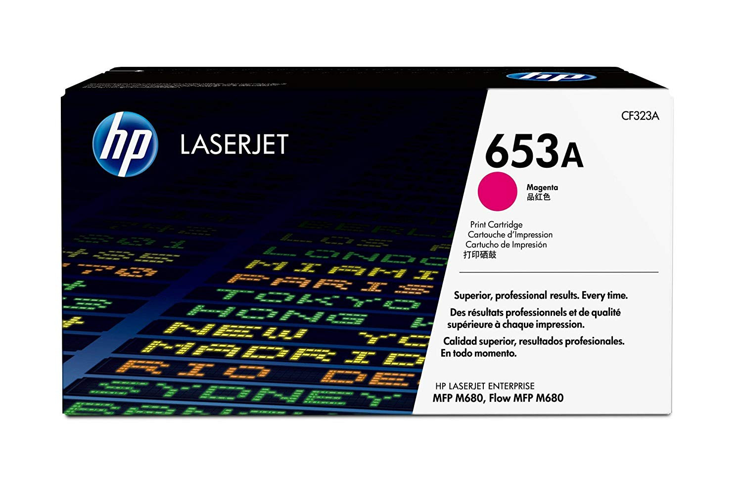 Mực in chính hãng HP 653A Magenta LaserJet Toner Cartridge CF323A